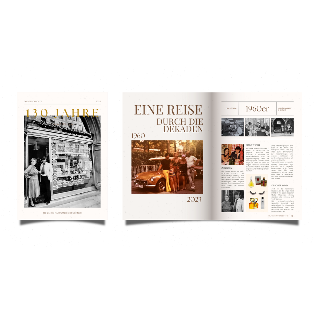 Haute Magazine " 130 Jahre Parfümerie Brückner
